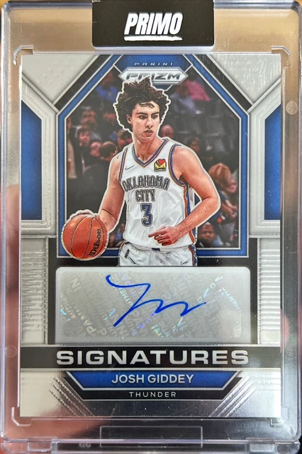2022-23 PRIZM JOSH Giddey Signatures Auto Card #SIG-JGD OKC EUR 73,39 ...