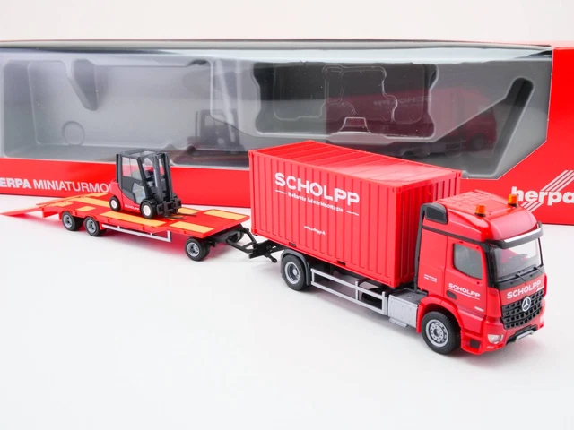 HERPA 306232 MB Arocs LKW Gabelstapler Scholpp 1:87 wie NEU! OVP 1703-30-79 EUR 54,99 - PicClick DE