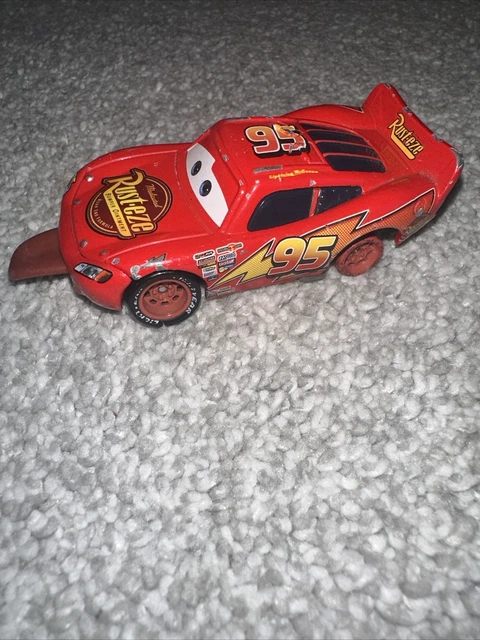 DISNEY PIXAR CARS Lightning McQueen Finish Line Tongue Out 1 :55 ...