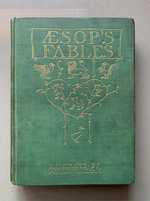 1912 AESOP’S FABLES Illustrated By Arthur Rackham - Very Rare First ...