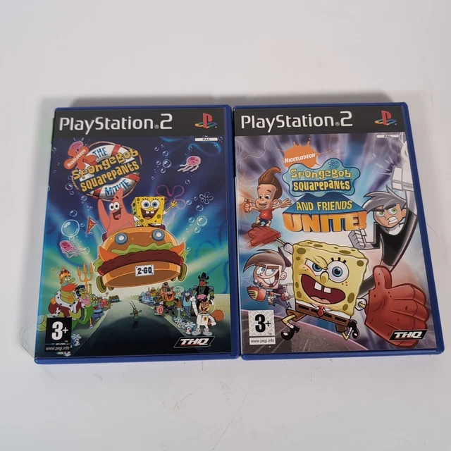 SPONGEBOB SQUAREPANTS MOVIE & Friends Unite Playstation PS2 Video Game ...