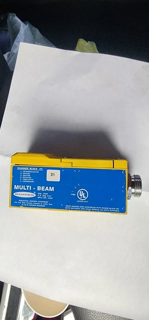 BANNER D1 MULTI-BEAM Photoelectric Sensor Scanner Infored Red $15.76 ...