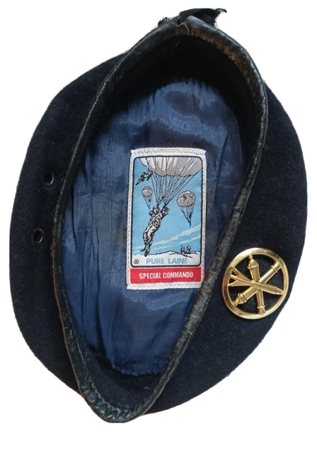 BERET ARTILLERIE ORIGINAL ( avec fourreaux d'épaule d'artillerie MDL ...