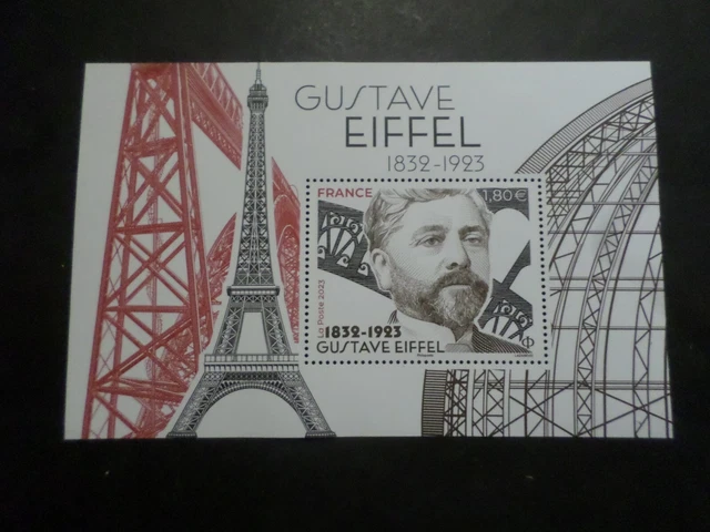 FRANCE 2023 BLOC FEUILLET timbres GUSTAVE EIFFEL, TOUR, CELEBRITE', neuf** MNH EUR 3,30 ...