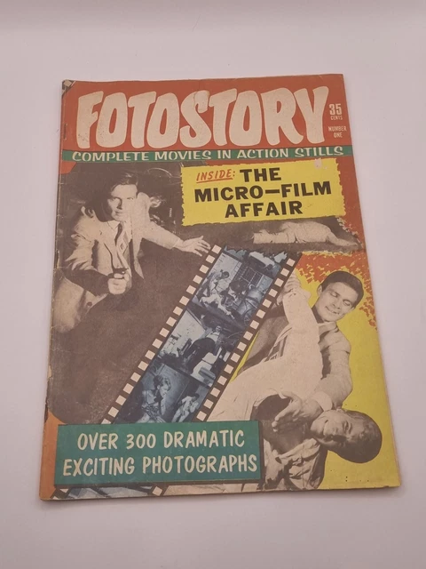 FOTOSTORY COMPLETE MOVIES In Action Stills Magazine Number One $5.00 ...
