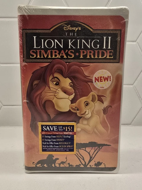 DISNEY'S THE LION KING II Simba's Pride VHS / Canada Factory SEALED ...