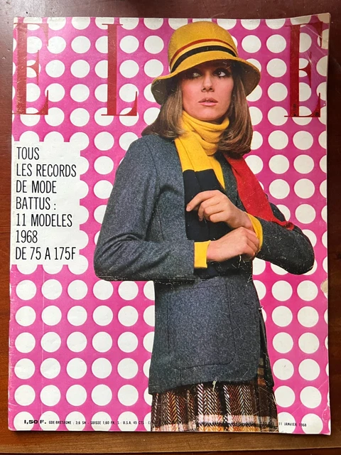 ELLE MAGAZINE 11/01/1968; Louis De Funès/ Catherine Deneuve "Mayerling ...