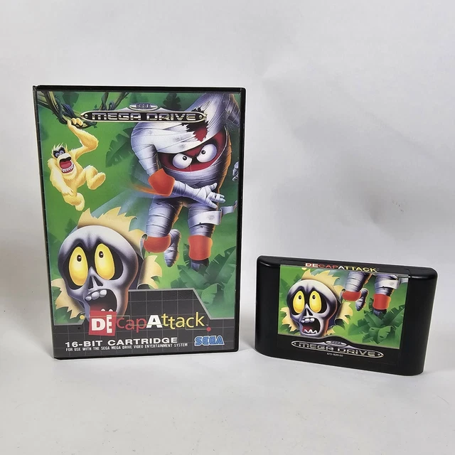 DECAP ATTACK SEGA Megadrive jeu PAL UK manuel manquant EUR 23,63 ...