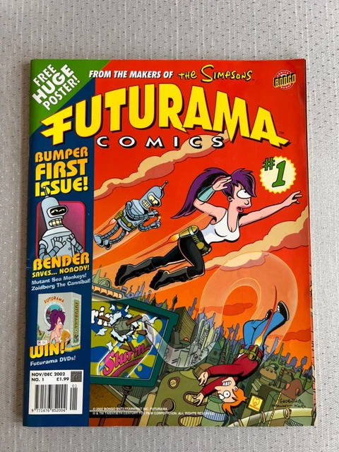 FUTURAMA COMICS #1 UK Bongo Comics Rare EUR 74,17 - PicClick FR