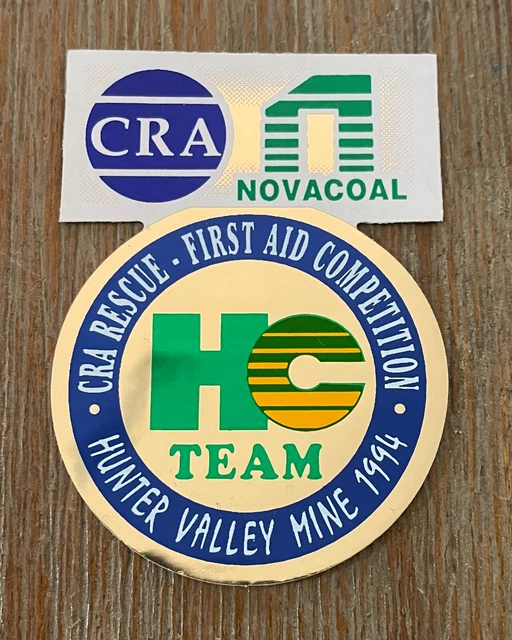 HUNTER VALLEY MINE CRA Rescue - First Aid Competition - 1994 Gold ...