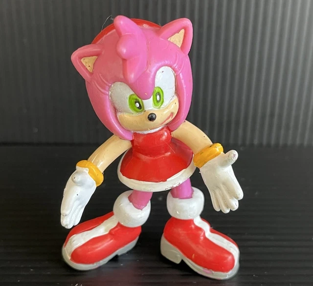 AMY ROSE 2.75” Figure From Sonic The Hedgehog Bendable Sega 2000 £9.03 ...