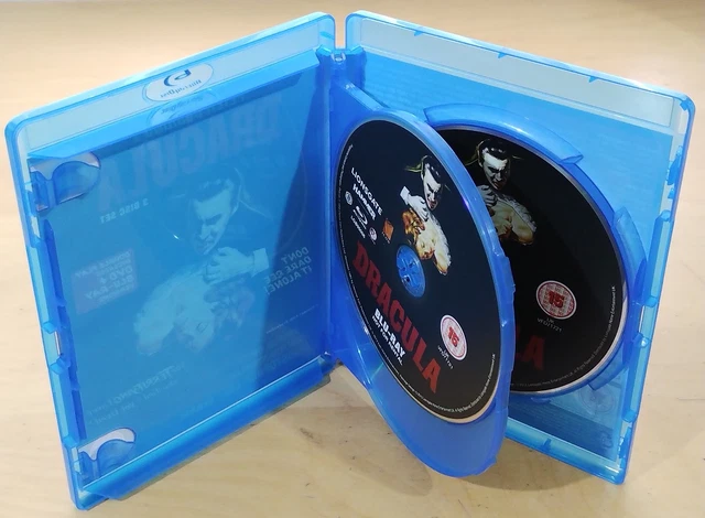 DRACULA BLU-RAY & DVD 3 Disc Box Set PAL In VGC Horror Peter Cushing £9 ...