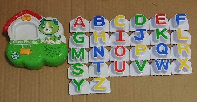 LEAP FROG FRIDGE Phonics Magnetic Scout Dog 26 Uppercase Letters ...