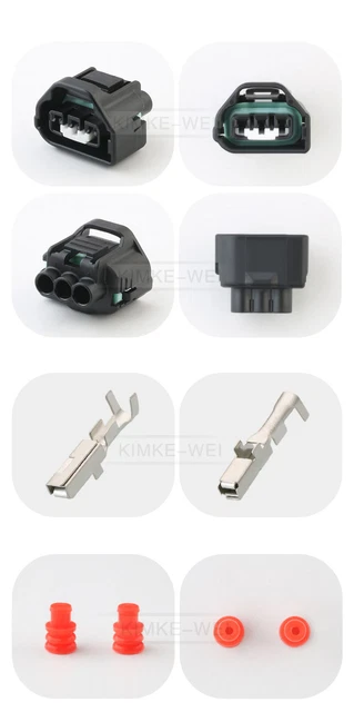 3 PIN THROTTLE Position Sensor TPS Connector Plug Kit for Mazda Toyota ...