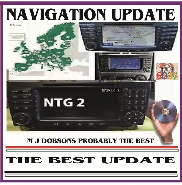 MERCEDES VITO,VIANO NTG2 V19 Comand Map Uk & Eu Navigation A1698270600 ...