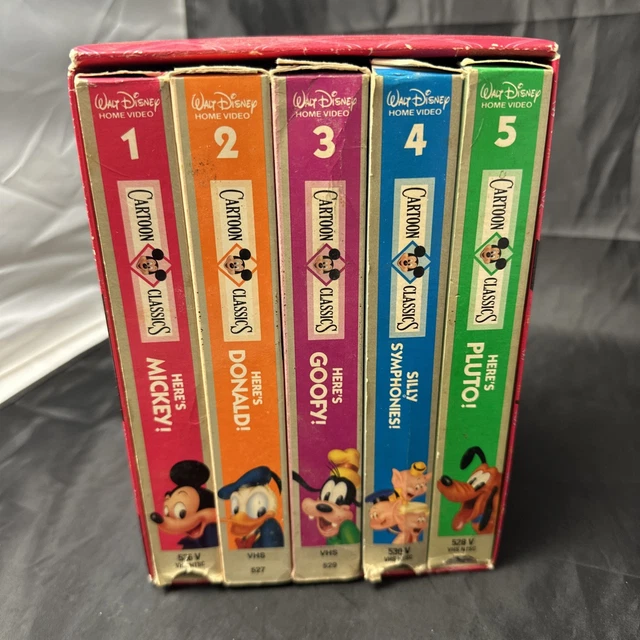 WALT DISNEY CARTOON Classics Collection: Vols. 1-5 (VHS) £14.20 ...