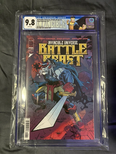 INVINCIBLE UNIVERSE BATTLE BEAST #1 (2025) CGC 9.8 NM/M Ryan Ottley ...