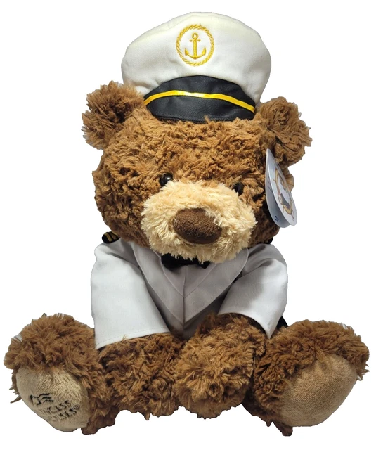 PRINCESS CRUISES CAPTAIN Stanley Teddy Bear Cuddly 12"Plush Soft Toy ...