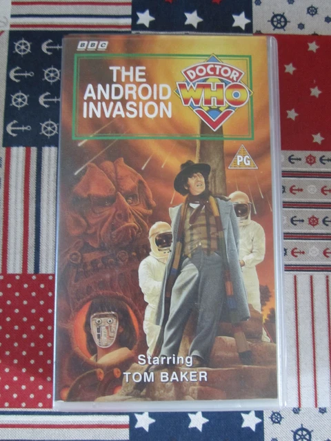 DOCTOR WHO THE Android Invasion Starring Tom Baker 1995 Bbc Vhs Video ...