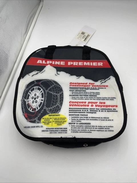 ALPINE PREMIER DIAMOND Pattern Tire Snow Chains, Stock # 1553 $65.80 ...