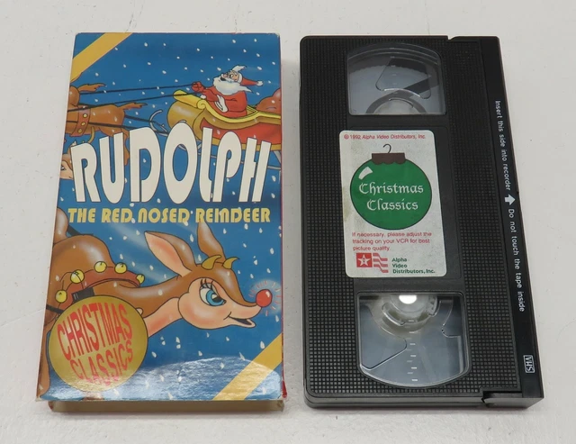 RUDOLPH THE RED Nosed Reindeer Christmas Classics Cartoon Movie / VHS ...