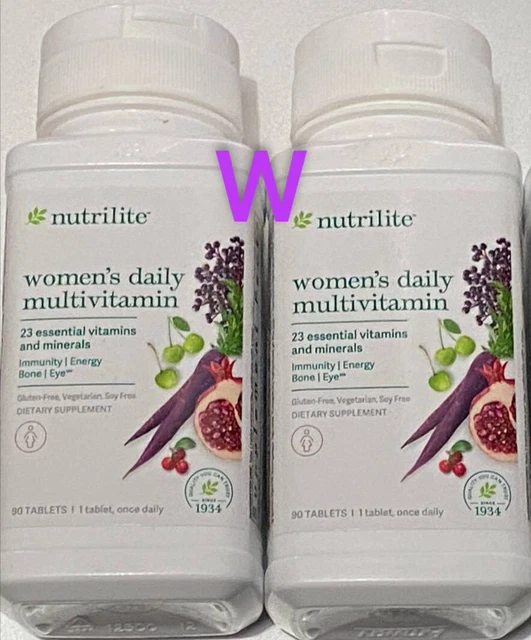 AMWAY-NUTRILITE WOMEN'S DAILY Multivitamin &Minarals-90 Tablets (2-Pack ...