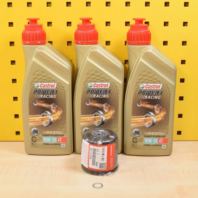 Honda Cbf 600 S N Oelwechselset Original Filtre à Huile Castrol P1