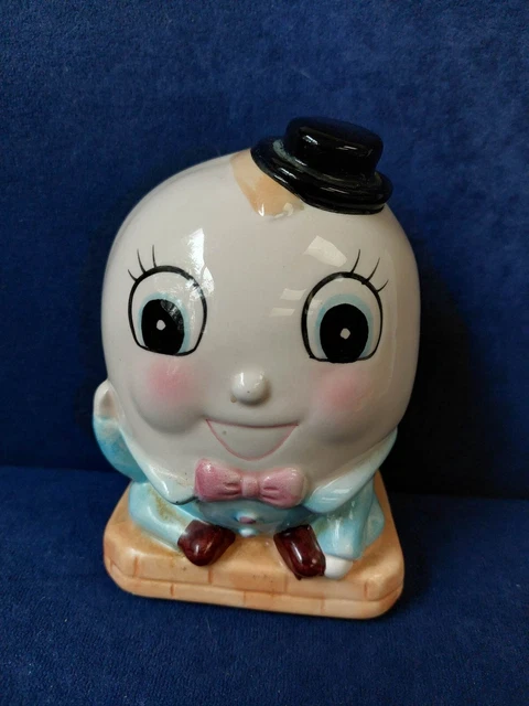 VINTAGE CERAMIC HUMPTY Dumpty Egg Wall Money Box £6.00 - PicClick UK