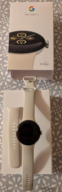 GOOGLE PIXEL WATCH 2 41mm Aluminiumgehäuse in Polished Silver, Wifi EUR ...