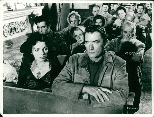 JOAN COLLINS E Gregory Peck Stella Nel BBC-1 - Vintage Fotografia ...