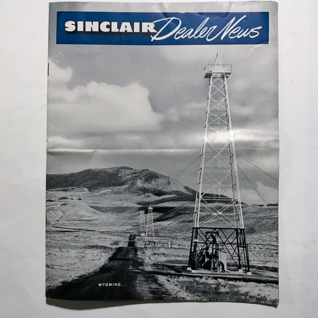 VINTAGE 1951 SINCLAIR Dealer News Magazine Sinclair Gasoline $9.99 ...