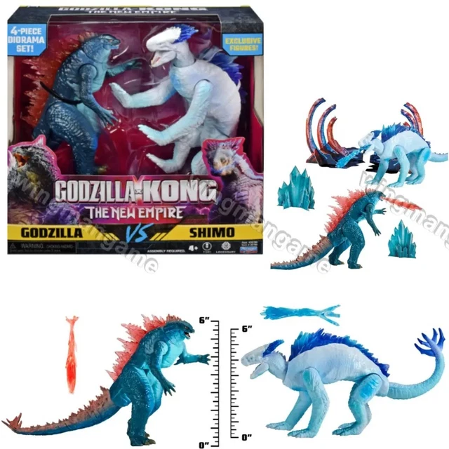 GODZILLA X KONG The New Empire - Godzilla vs Shimo (set figure da 2 ...