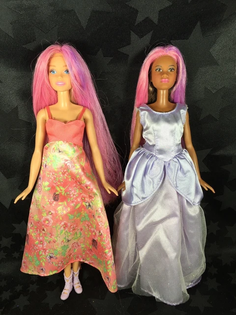 BARBIE DREAMTOPIA COLOUR Stylin Princesses - Barbie & Nikki (Rotating ...