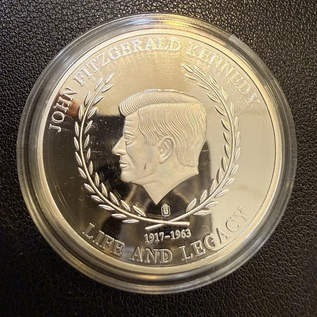 LIFE AND LEGACY of JFK Inauguration Speech 1961 Medal 40mm Proof Coin ...