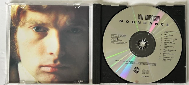 MOONDANCE BY VAN Morrison (CD, 1986, Warner Bros) Used FREE SHIPPING in ...