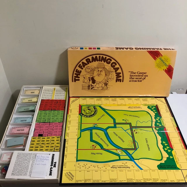 THE FARMING GAME 1979 - Board Game $62.49 - PicClick CA