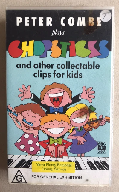 PETER COMBE PLAYS CHOPSTICKS VHS PAL 1991 $24.95 - PicClick AU