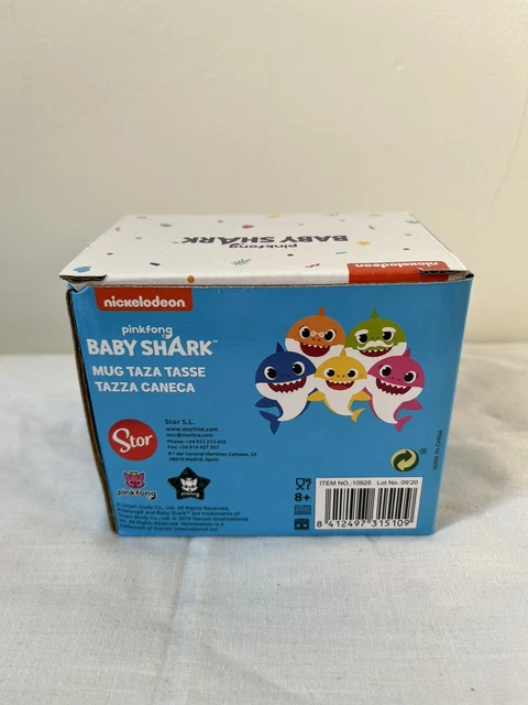 PINKFONG NICKELODEON BABY shark MUG Cute Tea Cup kids toddler Gift ...