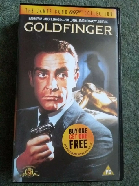 JAMES BOND GOLDFINGER VHS Sean Connery £0.99 - PicClick UK