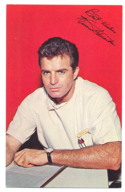Vince Edwards As Dr Ben Casey Tv Show 1960s Postcard £754 Picclick Uk