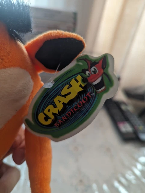 2001 PLAY-BY-PLAY CRASH Bandicoot - Soft Plush Stuffed Teddy Toy Doll ...