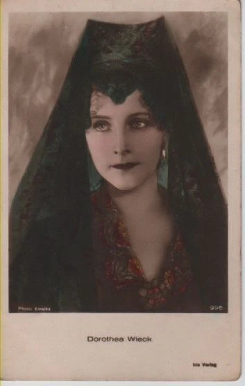 DOROTHEA WIECK- COLOR hand tinted vintage ROSS postcard #24 $15.30 ...