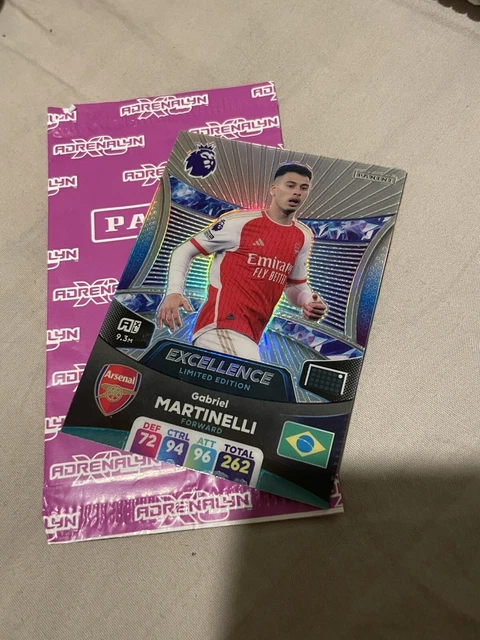 PANINI ADRENALYN XL Premier League 2024 Excellence Card Gabriel ...