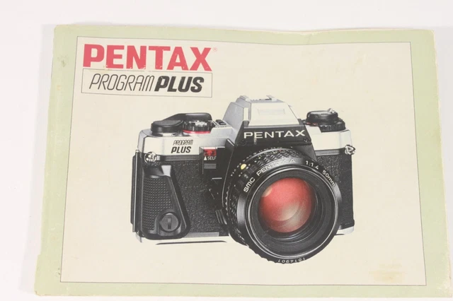 PENTAX PROGRAM PLUS, camera manual. (ref H 373) $12.99 - PicClick CA