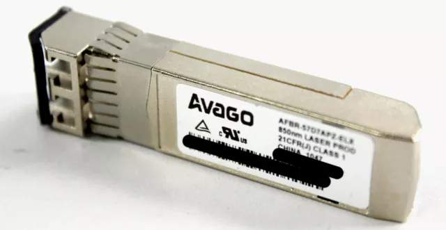 AVAGO AFBR-57D7APZ-ELX 8GBPS SFP 850NM SFP Transceiver Module $21.45 ... AVAGO AFBR-57D7APZ-ELX 8GBPS SFP 850NM SFP Transceiver Module $21.45 ...