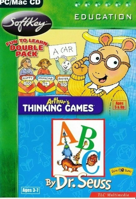 ARTHURS THINKING GAMES & Dr Seuss ABC PC & Mac EUR 4,83 - PicClick FR