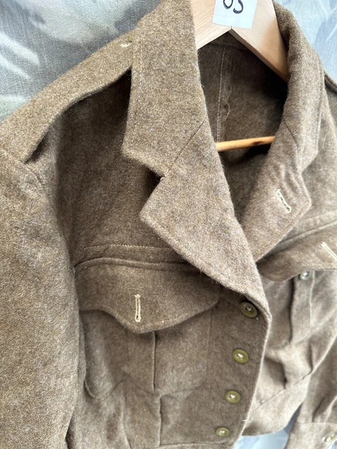 ORIGINAL BRITISH ARMY 49 Pattern Battledress Jacket Uniform - Size 10 ...