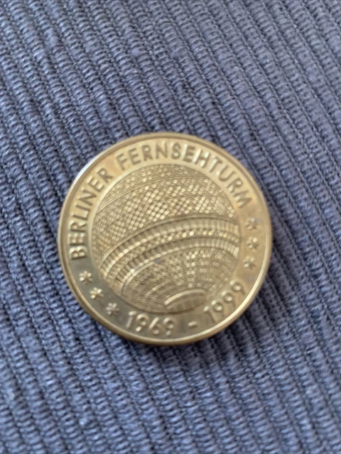 SELTENE DDR - Abzeichen,Medaille,GLOBE TALER Berliner Fernsehturm seit ...