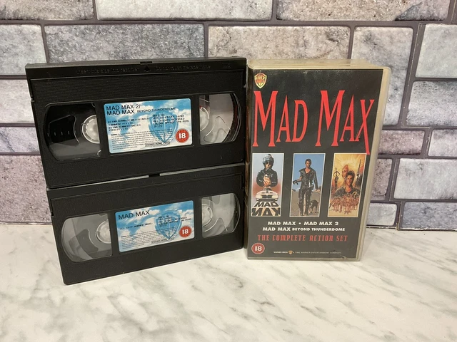 MAD MAX VHS Trilogy Boxset: Mad Max 1, 2 & 3 - The Complete Action Set ...
