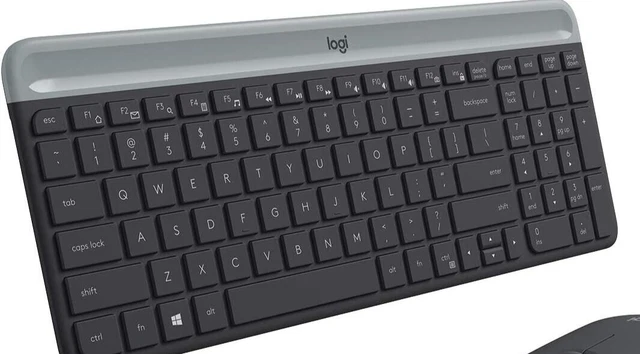 LOGITECH MK470 SLIM Wireless Keyboard ONLY *NO DONGLE & NO MOUSE ...